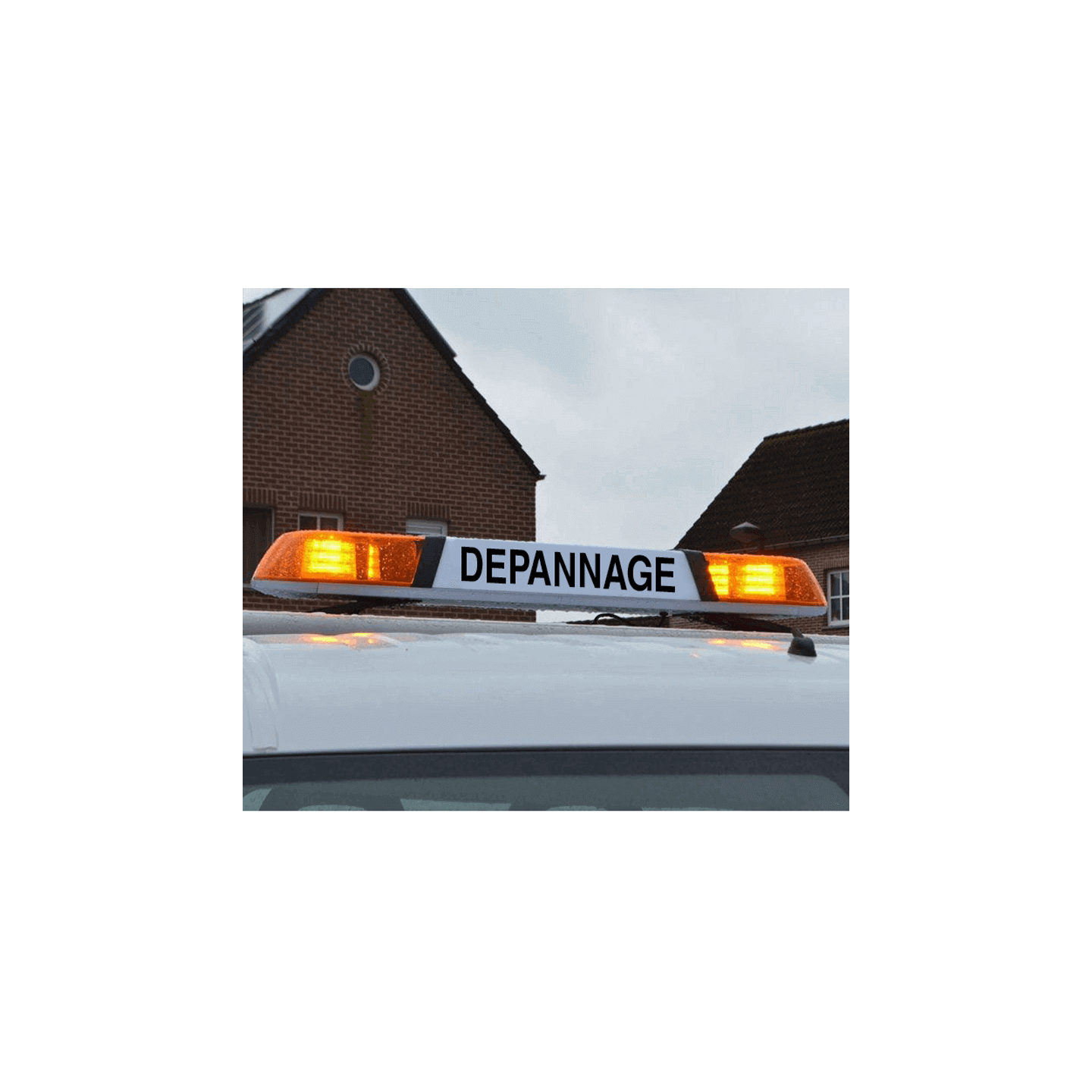 Rampe lumineuse LED orange personnalisable